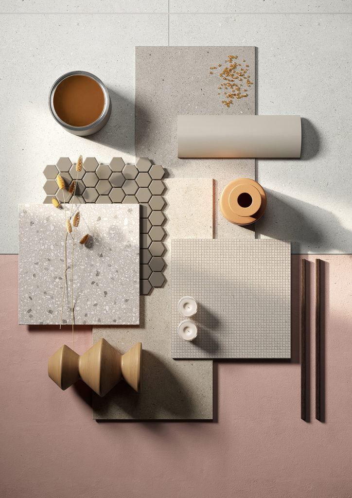 Lagom Terrazzo Sun 60x60 | Grimstad Norfloor
